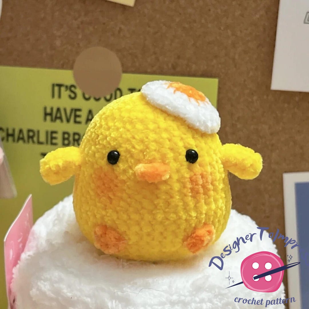 Crouching Tail Chicken: Easy Amigurumi Crochet Pattern for Beginners - Etsy