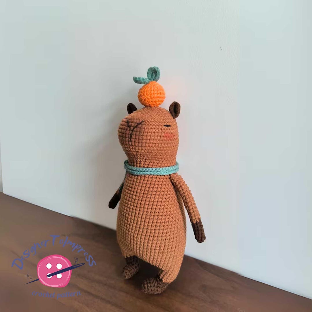 Capybara Crochet Pattern. Amigurumi Capybara Pattern. PDF. English - Etsy