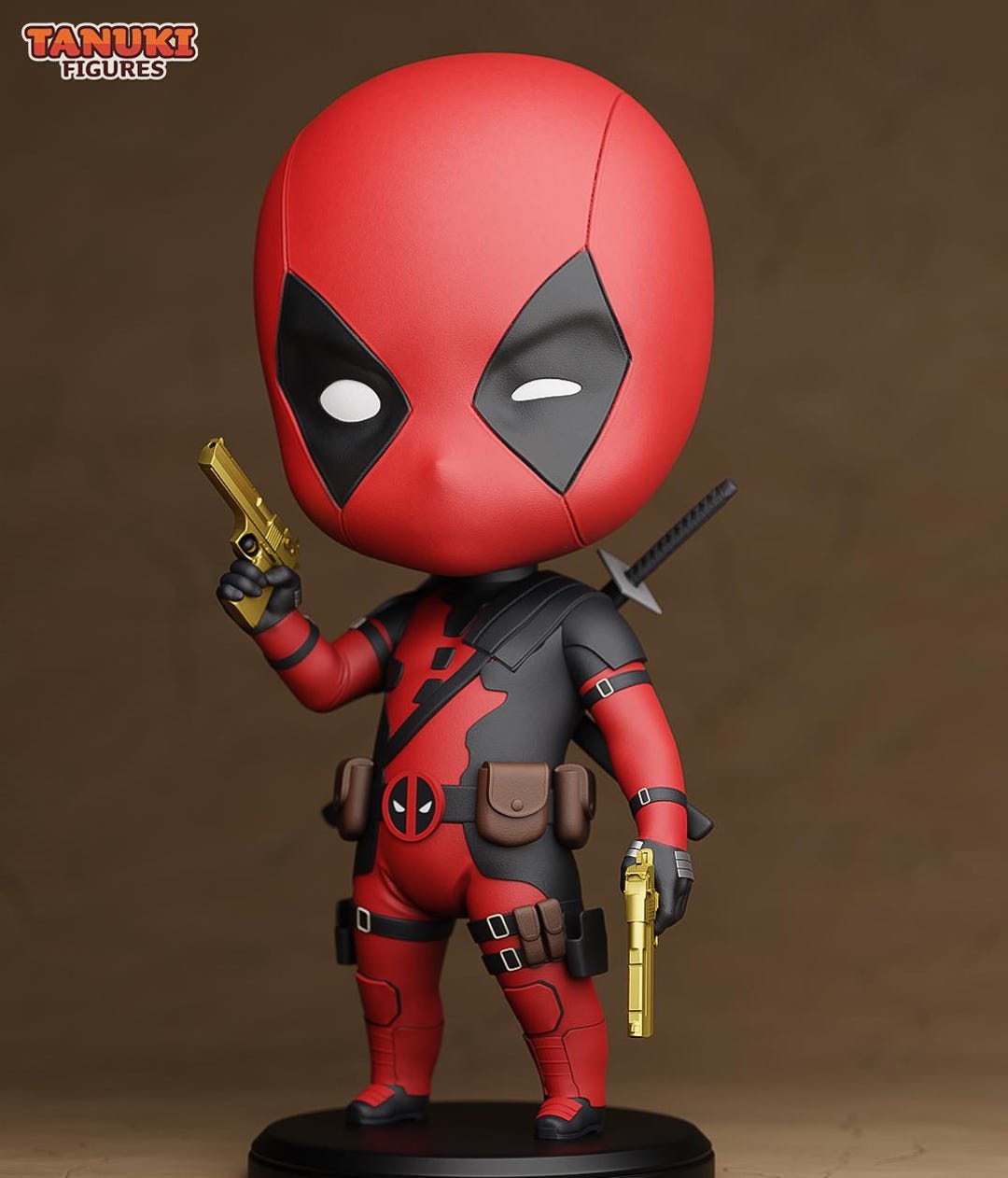 Chibi Deadpool STL File for 3D Printing, Cute Antihero 3D Model, Marvel ...