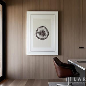 Cross-section Poster, Tree Trunk Print, Nature Print, Minimalist Tree ...