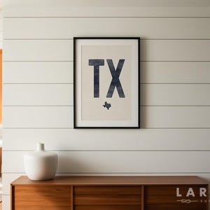 Texas Poster Print, Vintage Style Woodcut Wall Art, Navy TX Print ...