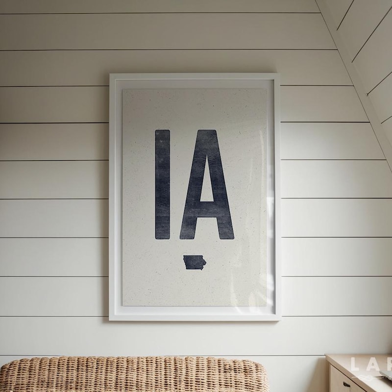 Iowa Poster - Etsy
