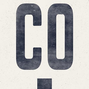 Colorado Poster Print, Vintage Style Woodcut Decor, Navy CO Print ...