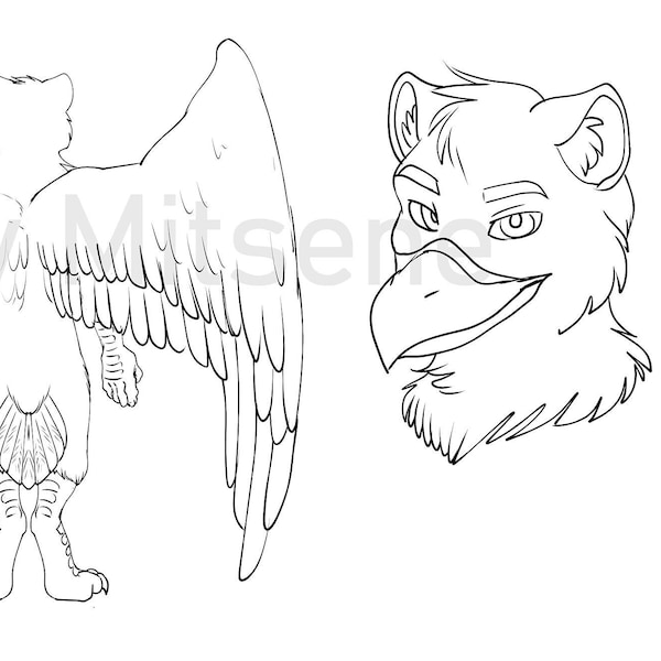 Furry Fandom Art Base - Etsy