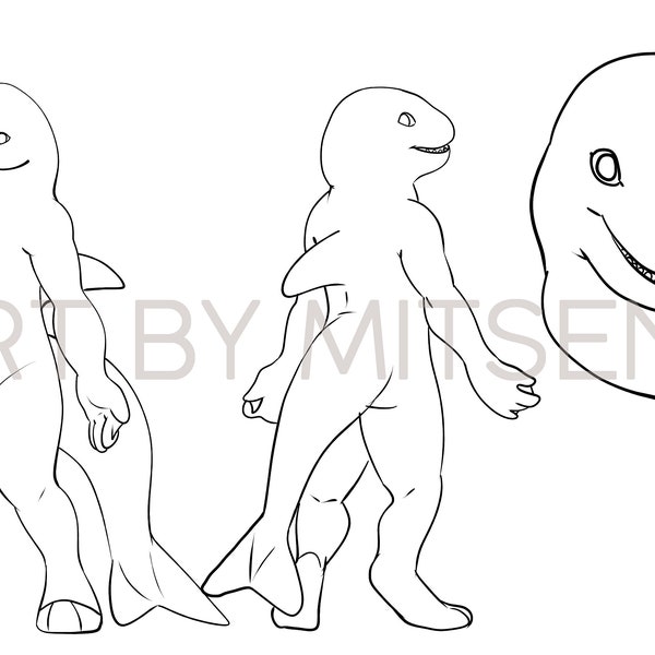 Furry Ref Sheet - Etsy