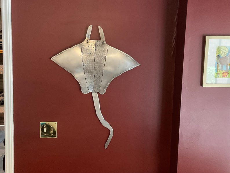 Manta Ray, Welded Blue Marlin, Shark, Manta Ray, Fish - Etsy