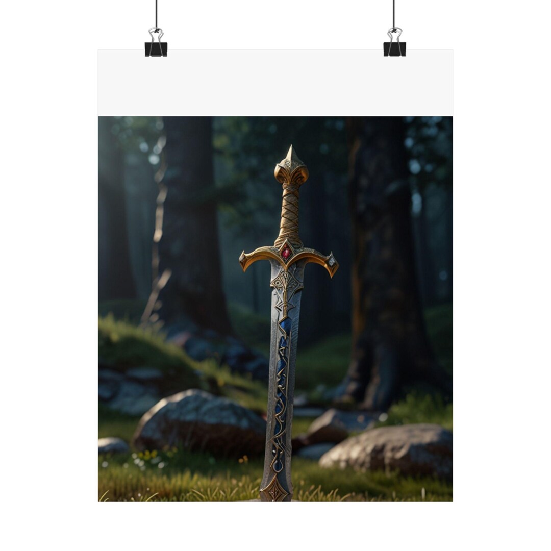 Excalibur Poster Wall Art Wall Decor Print - Etsy