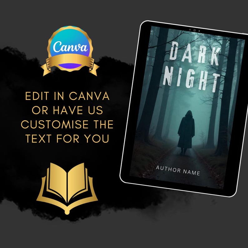 Pre-made Horror Book Cover Design, Thriller Ebook Cover, Book Cover Art ...