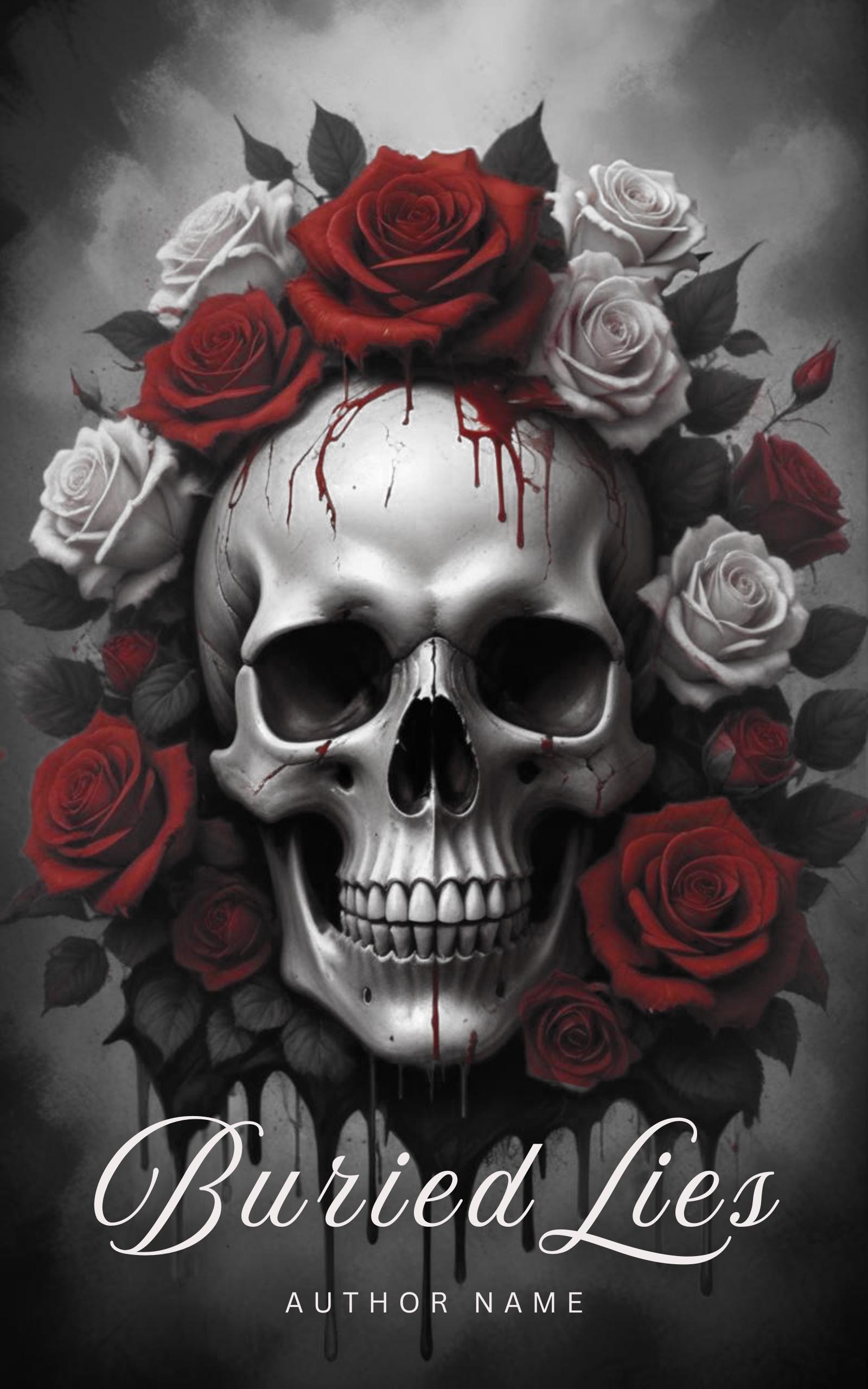 Pre-made Dark Romance Book Cover Design, Dark Fantasy Ebook Cover, Book ...