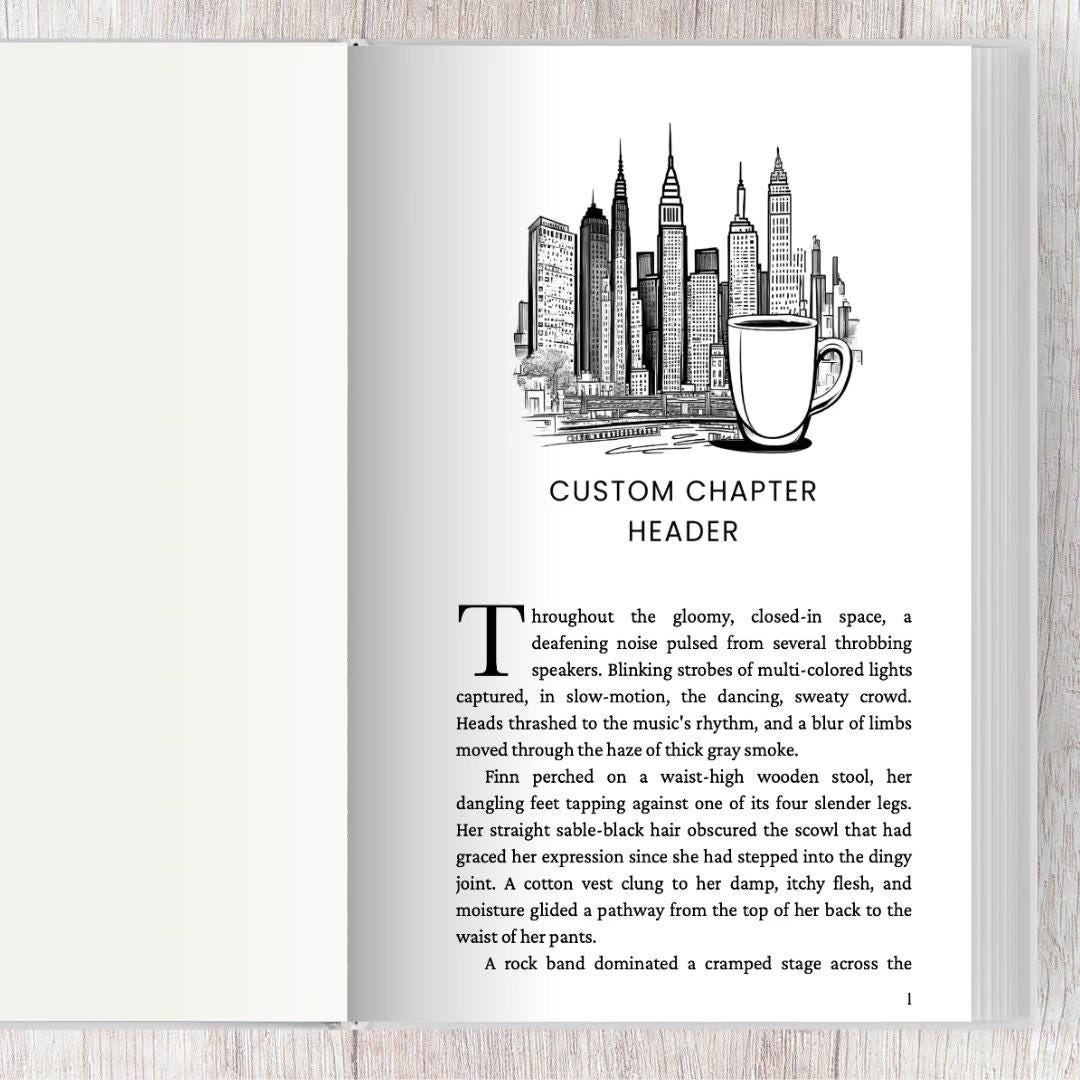 Custom Ebook and Paperback Chapter Heading Image Design - Etsy