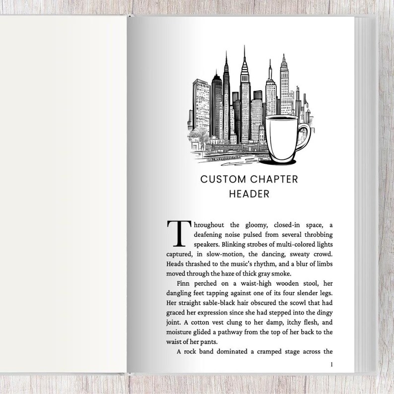 Custom Ebook and Paperback Chapter Heading Image Design - Etsy