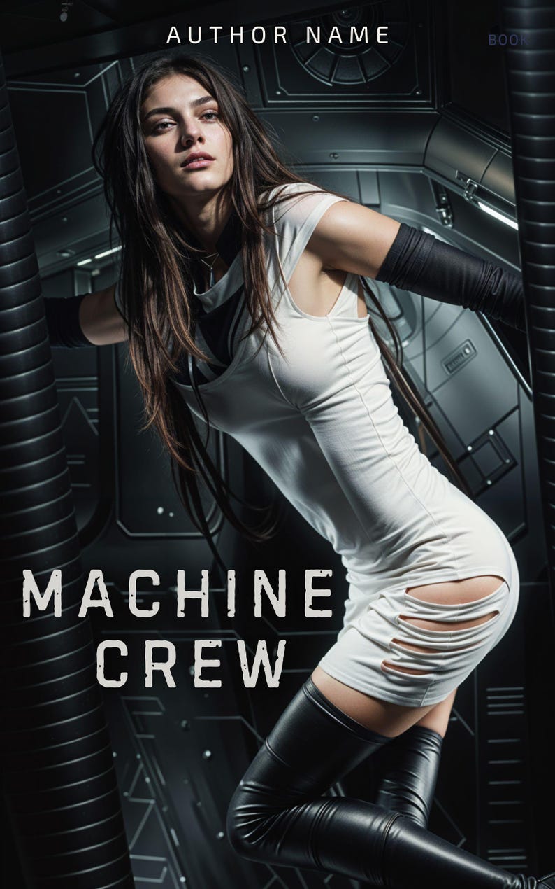 Pre-made Sci-fi Book Cover Design, Sci-fi Ebook Cover, Book Cover Art, Canva Editable - Etsy ...