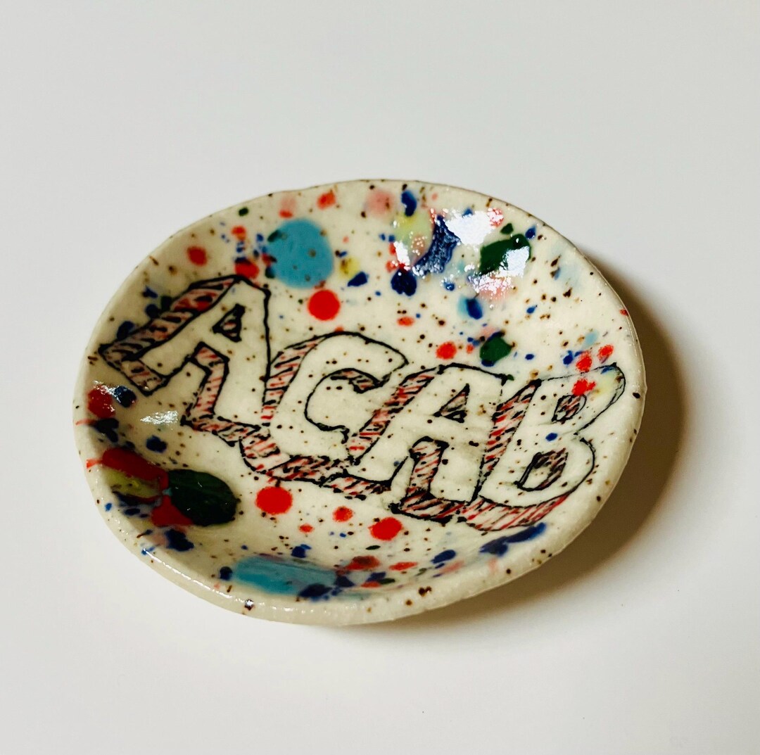 ACAB Ceramic Stoneware Handmade Ring Dish - Etsy