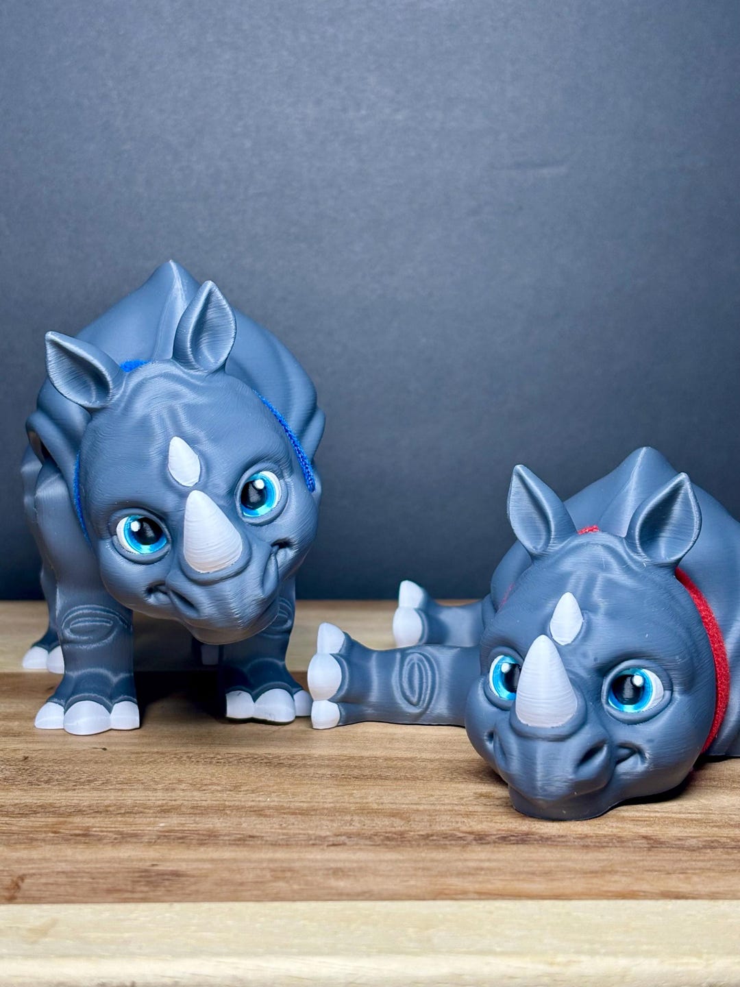 Personalized 3D Printed Pet Rhino, Name Your Own Pet Rhino, Holiday ...