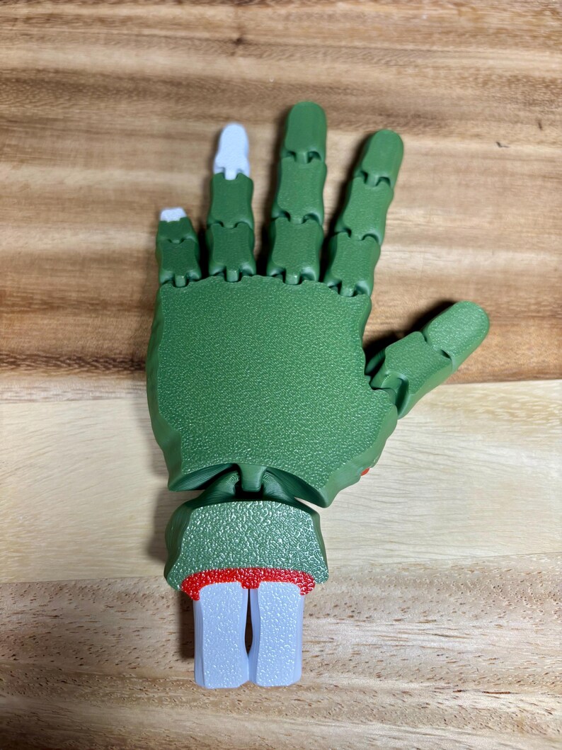 3D Printed Zombie Hands, Articulating Fidget Zombie Hands, Fun Gift for ...