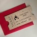 Custom Wood Engraved Event Ticket / Experience Gift Ticket / Concert ...