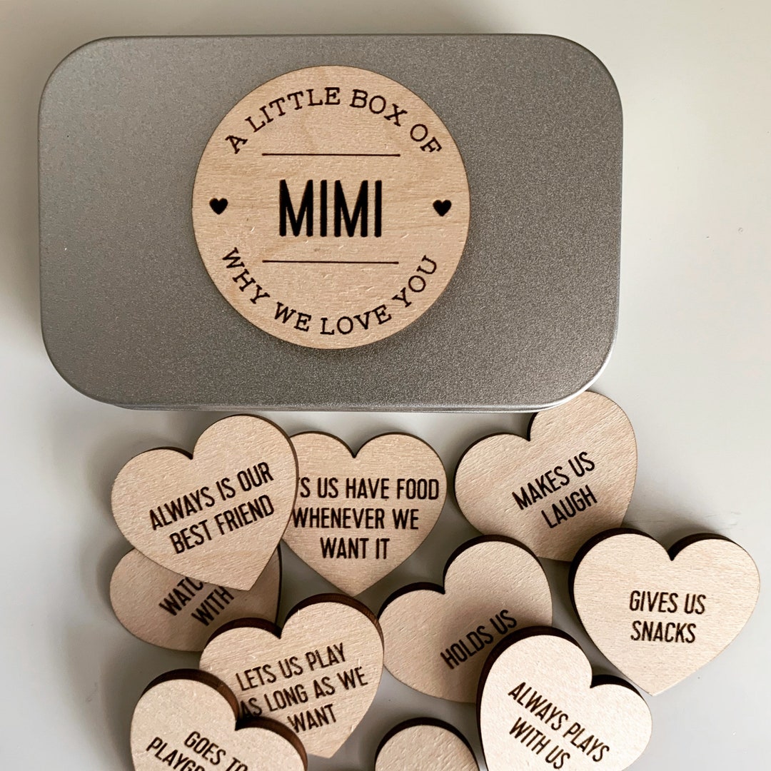 A Little Box of Reasons Why We Love You / Mother's Day / Mom Gift ...