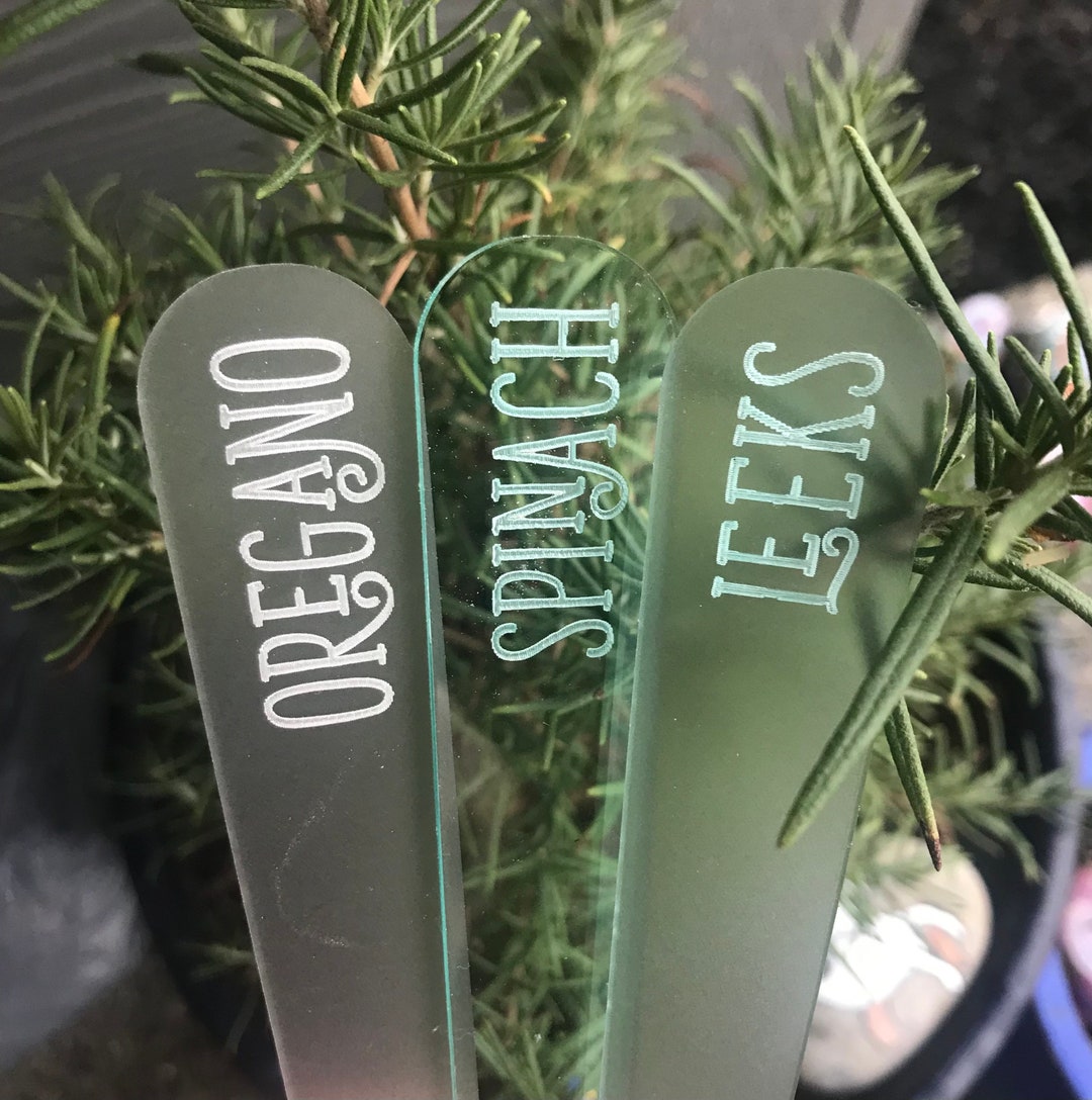 Custom Plant Stake / Herb Garden Marker / Plant Name Stake / Garden ...