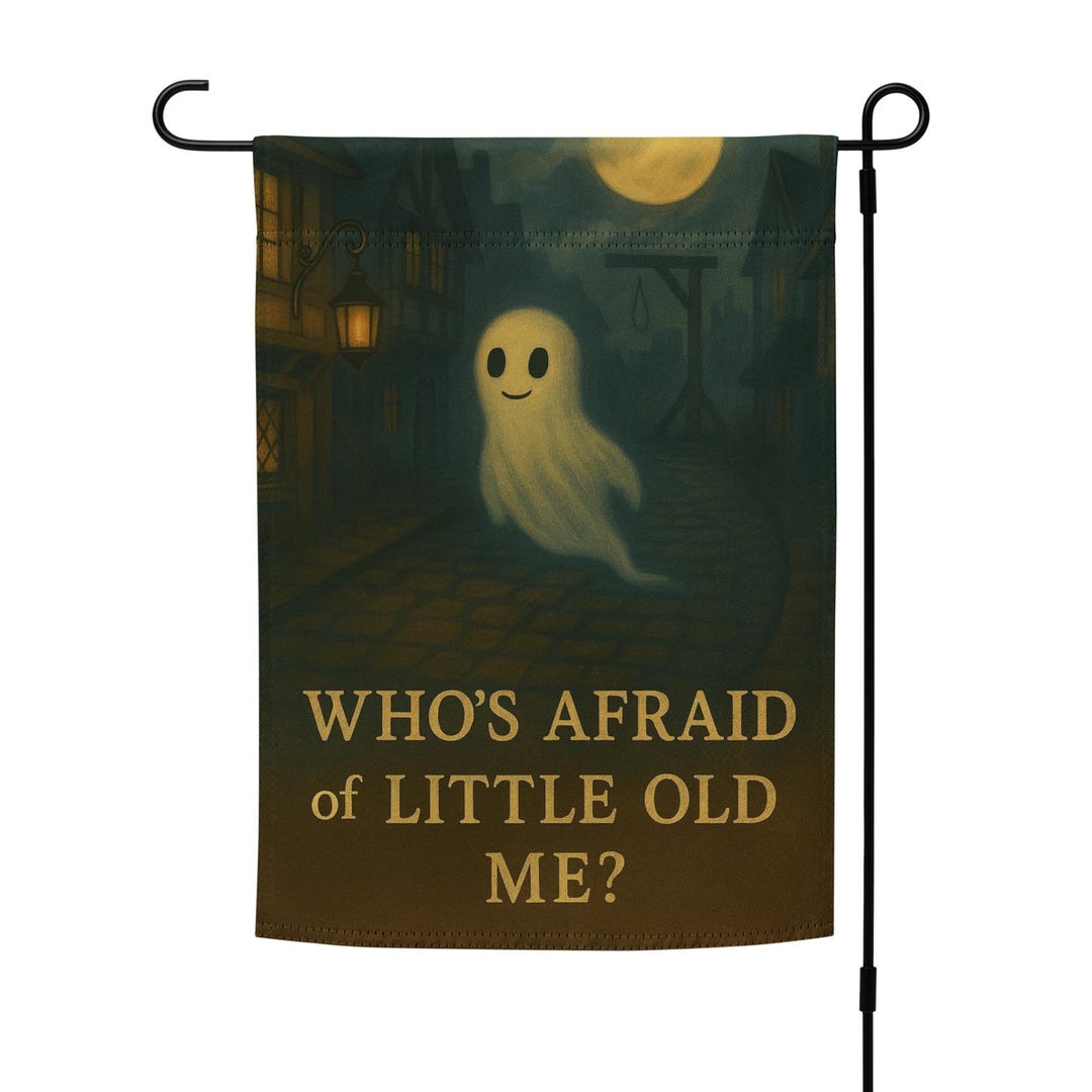 Swiftie Halloween Garden Flag: Ghost Lyric Decor - "who's Afraid of ...