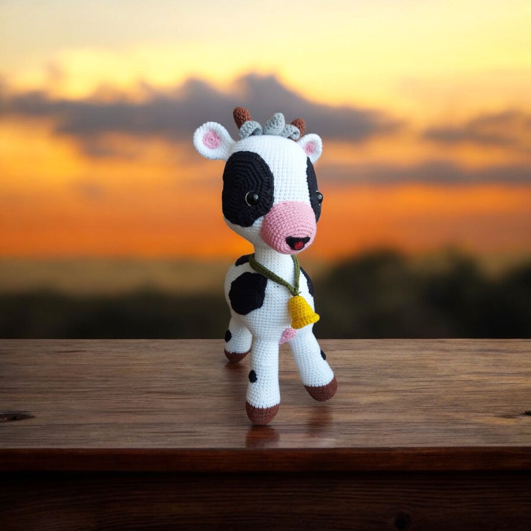 Toy Calf Amigurumi, Toy Calf, Baby Toy, Toy, Handmade, Hand Made ...