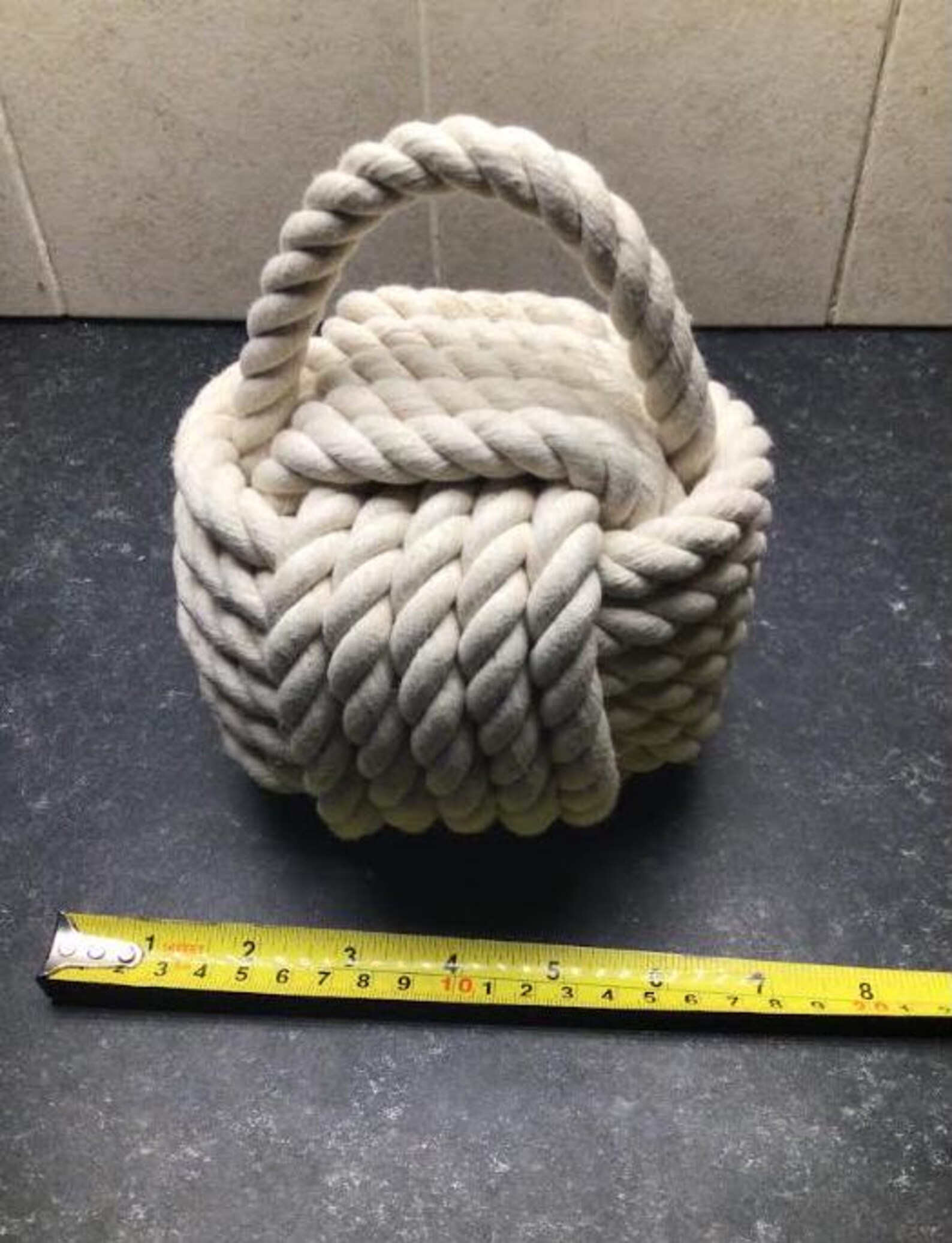 Handmade Monkeys Fist Door Stop Made From 100% Pure Cotton - Etsy