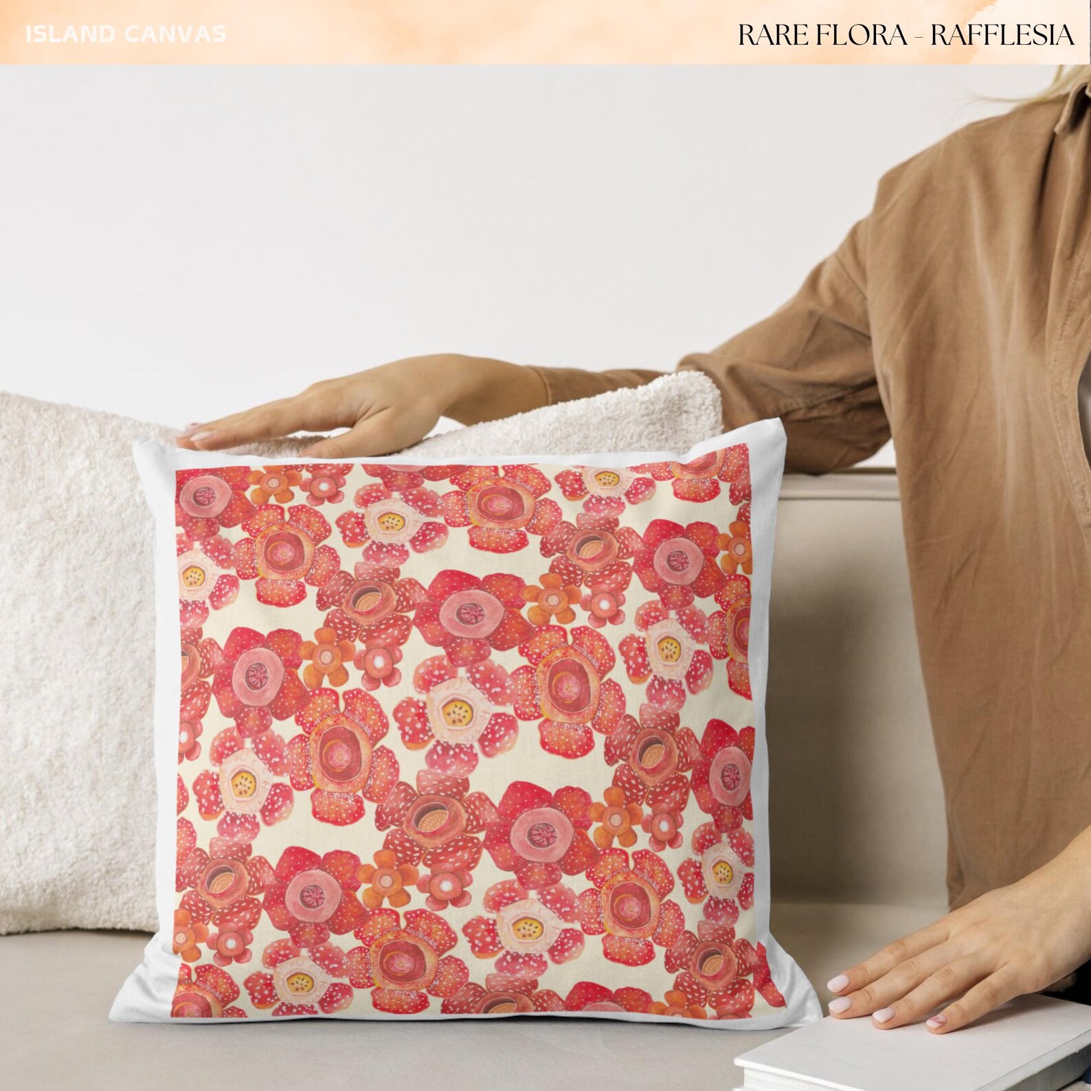 Watercolor Rafflesia Flowers Clip Art Pack | Hand-painted Floral ...