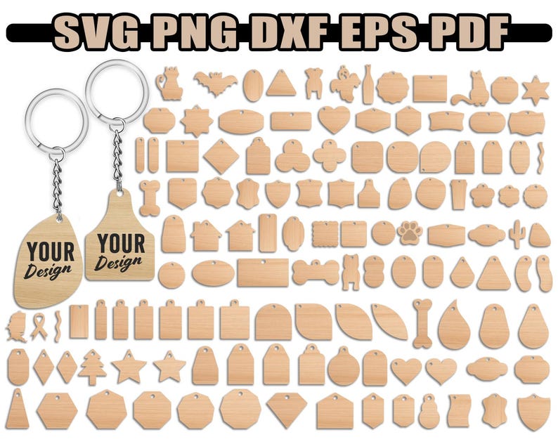 Keychain Svg, Laser Cut Files, Keychain Laser Files, Keyring Svg ...