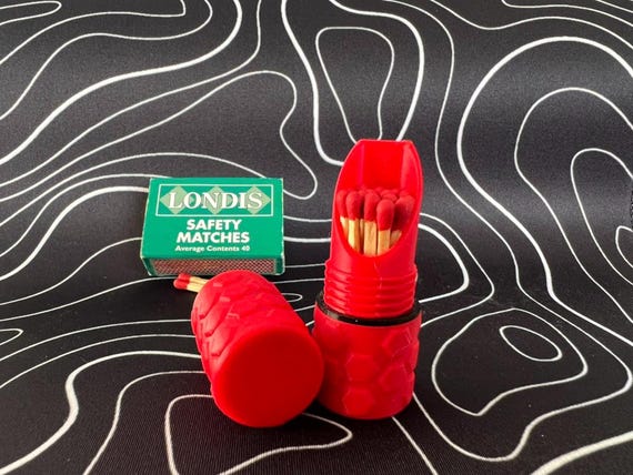 Plastic Waterproof Match Containers Coghlan's Metal Match Box,