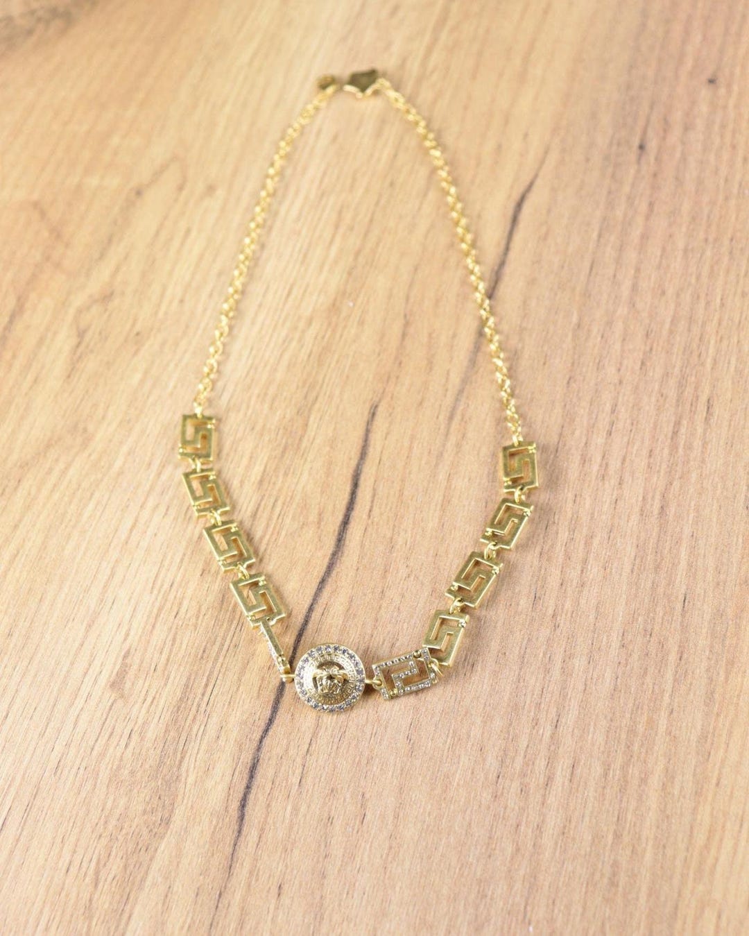 Versace Rope Chain Designer Medusa Motif Fashion Necklace - Etsy