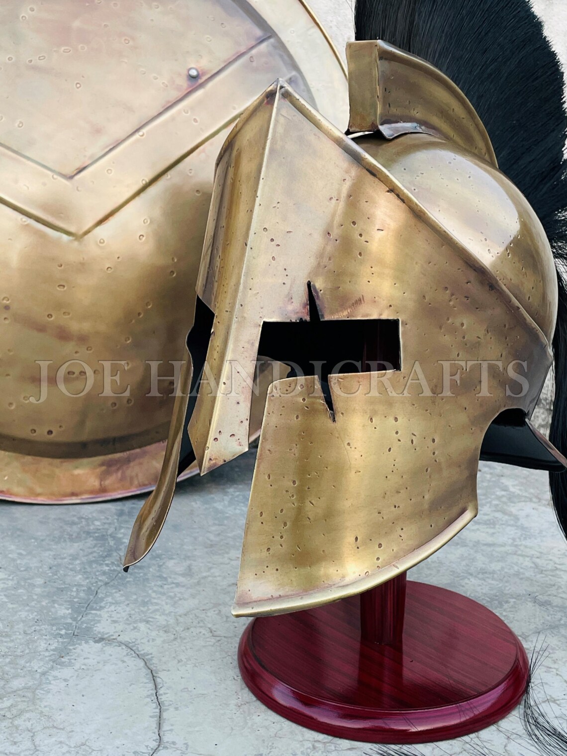 300 Spartan Full Costume Damage Helmet King Leonidas Suit Roman Knight ...