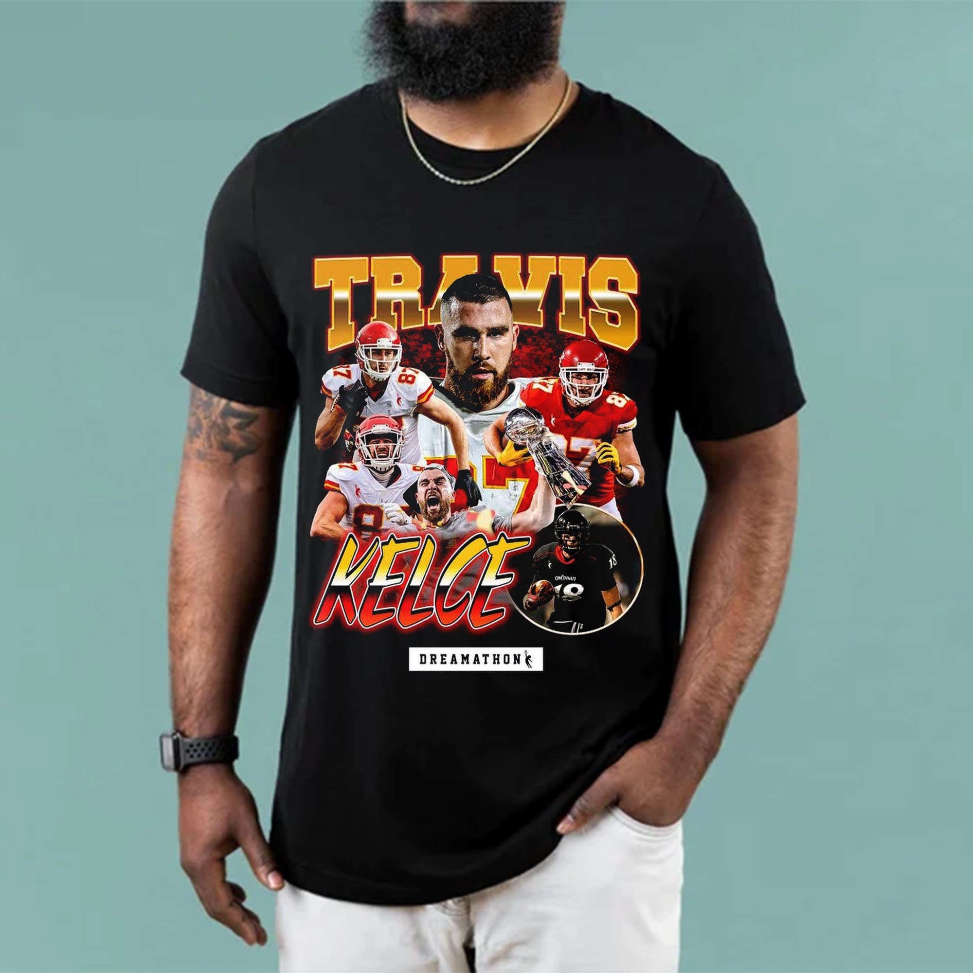 Mecole Hardman Travis Kelce Shirt, Travis Kelce Vintage 90s Bootleg ...