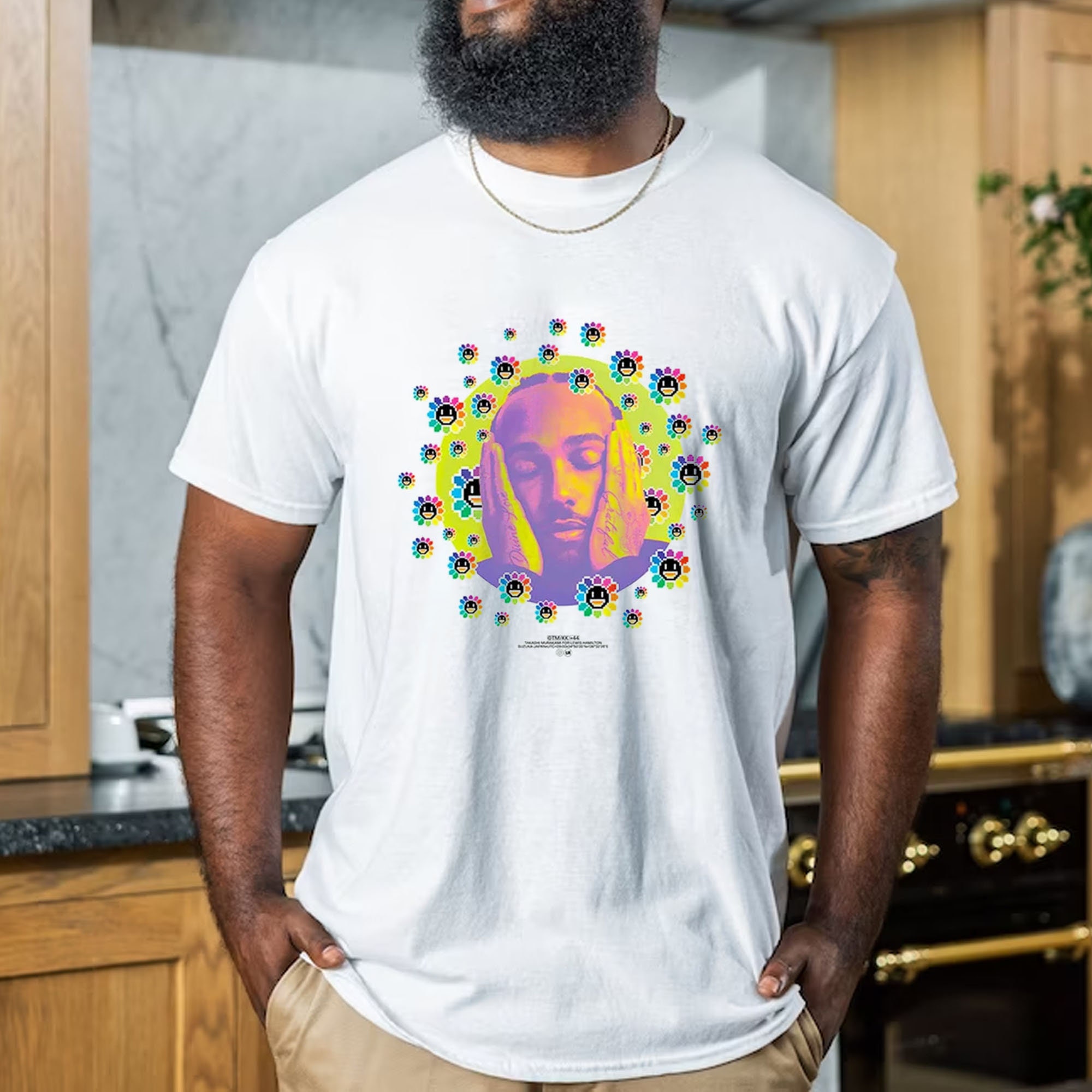 Lewis Hamilton X Takashi Murakami Bloom Shirt, Lewis Hamilton X Takashi ...