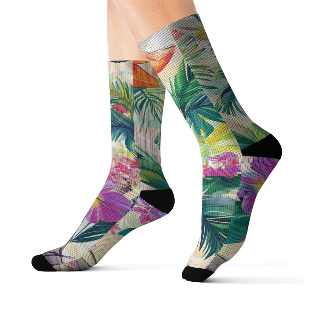 Colorful Custom Sublimation Socks Bold Designs for Style & Comfort ...
