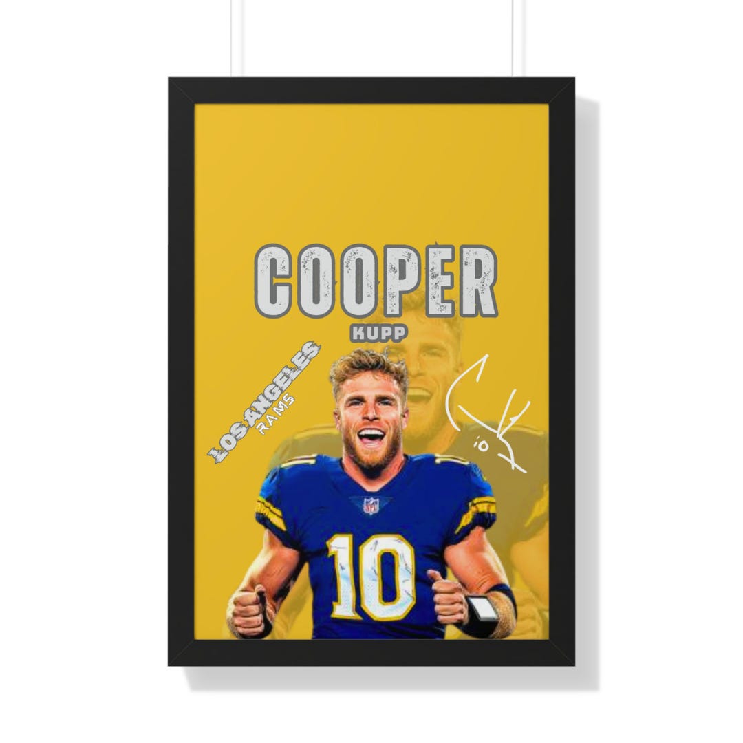 Cooper Kupp Poster, Los Angeles Poster, American Football Poster, Wall ...