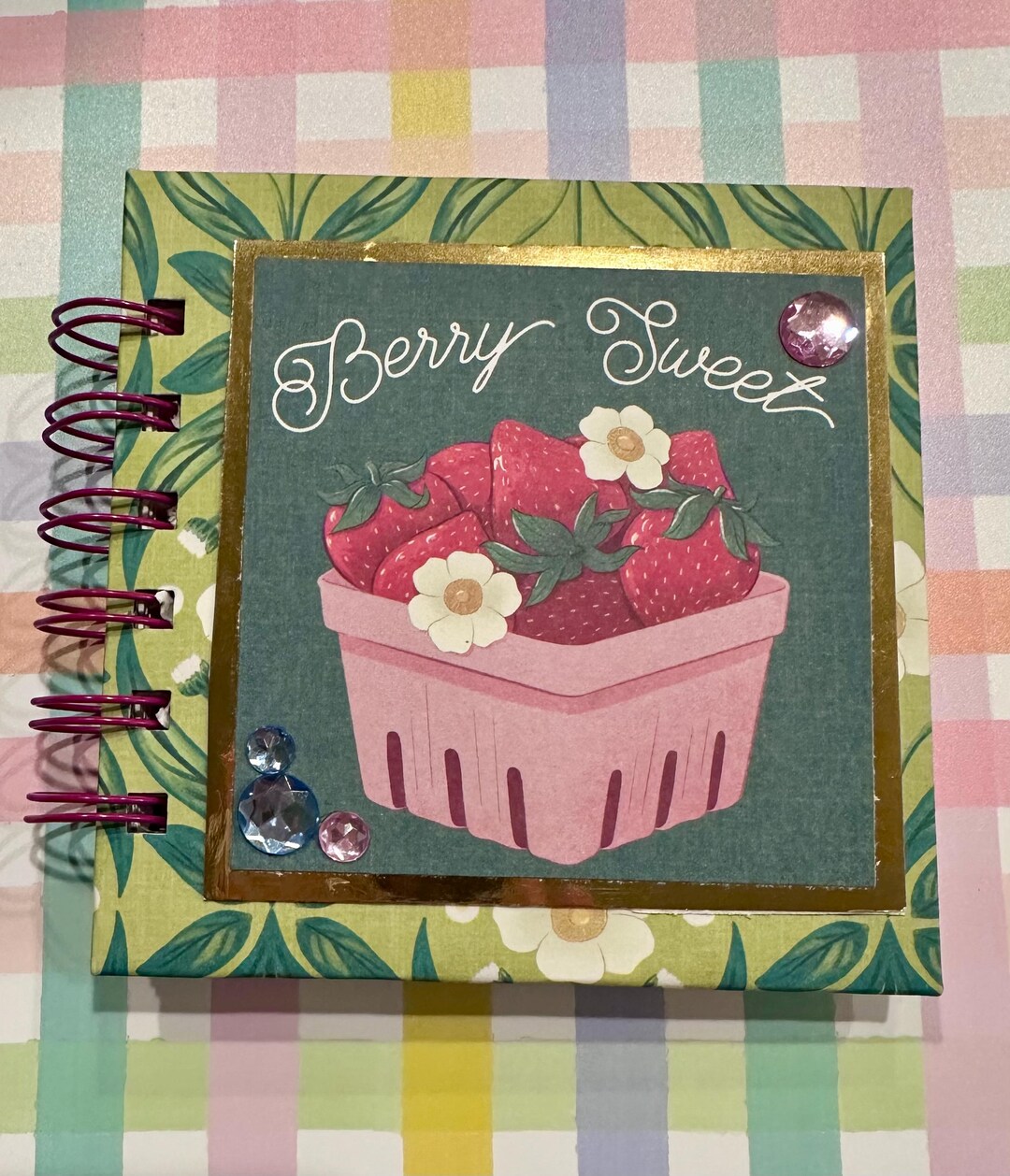4x4 Berry Sweet Blank Cardstock Notepad Journal Photo Album - Etsy