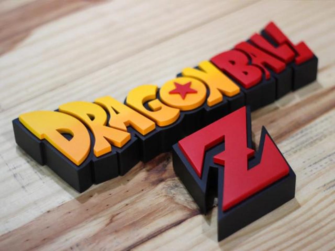 Dragon Ball Z Logo Digital STL File for 3D Printing - Etsy Canada
