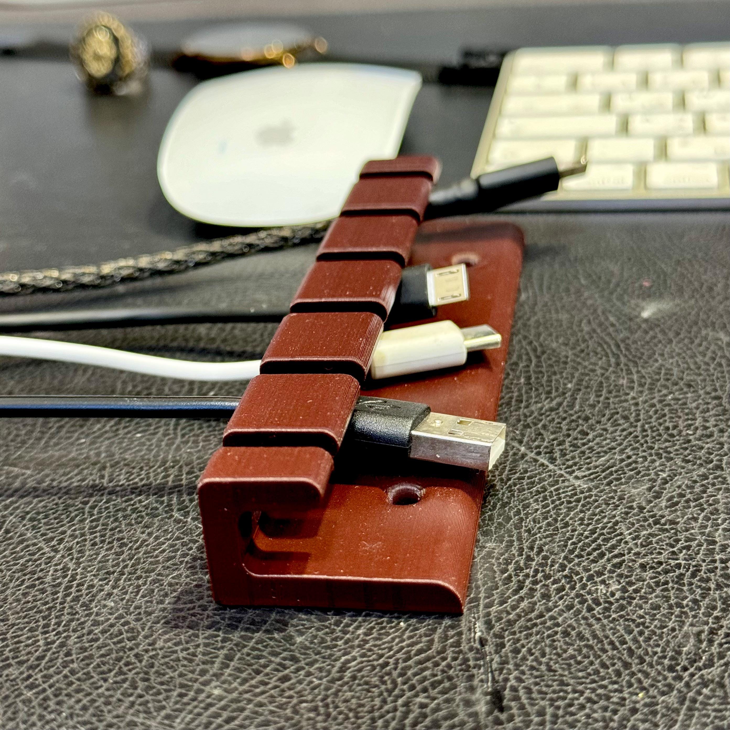 Cable Organizer Holder Cable Management STL File for 3D Printing - Etsy