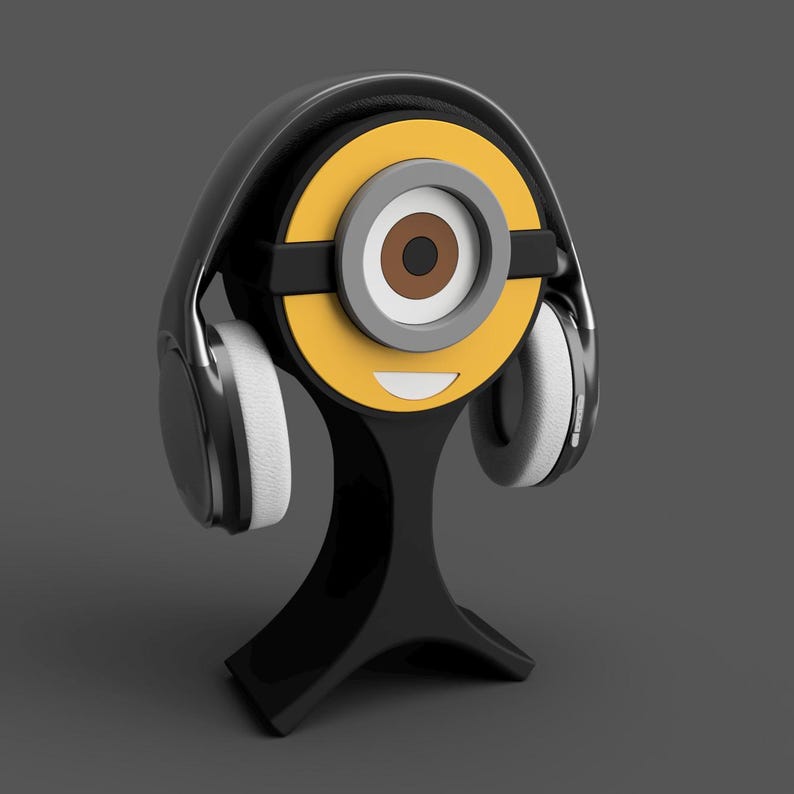 Minion Stuart Headset Stand STL 3D Headphone Stand Digital Files 3D ...
