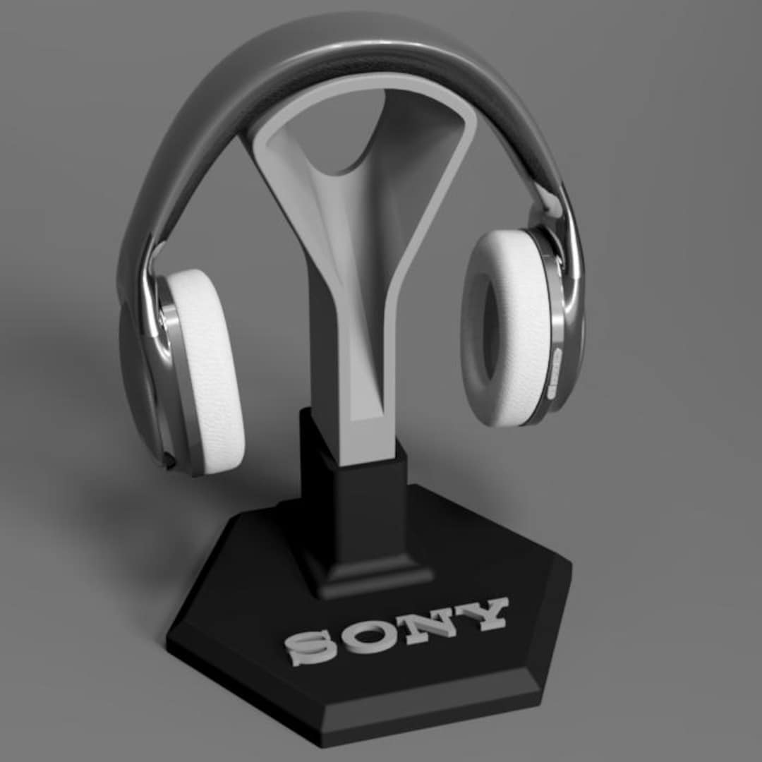 Sony Headphone Stand STL File for 3D Printing 3D Headphone Stand ...