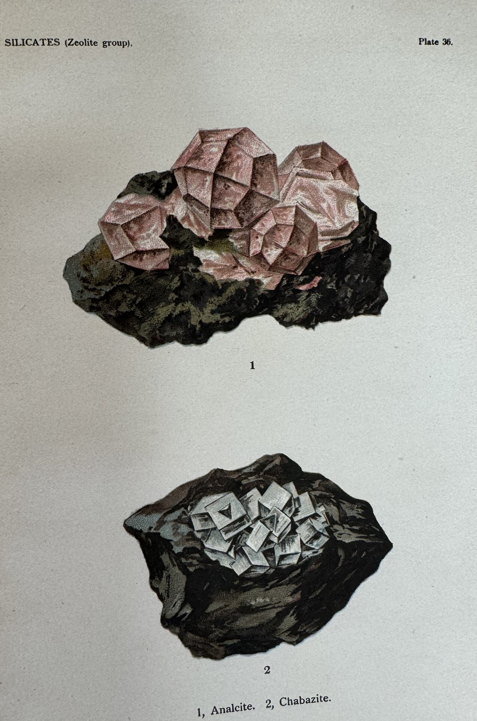 9 Unique Antique Mineral Prints. Geology, Gem Stones, Rocks ...