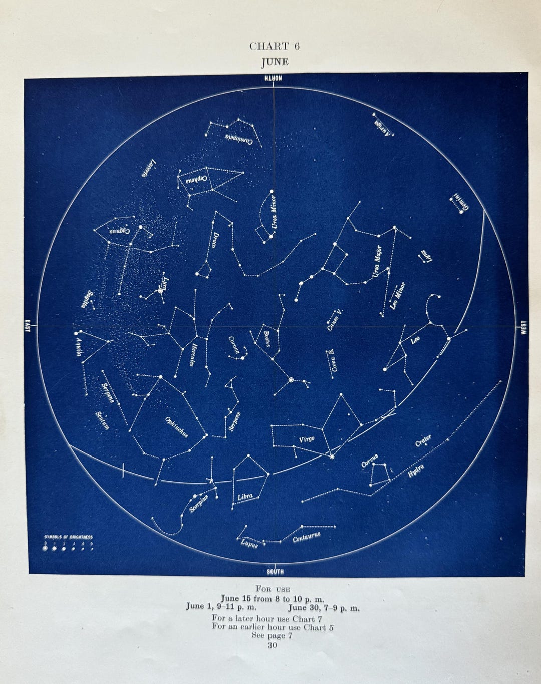Constellations of the Northern Hemisphere. Large, Month by Month Star ...