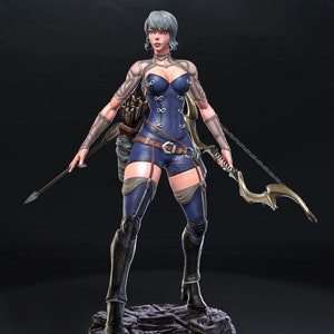 Warrior Statue STL File, 3D Digital Printing STL File for 3D Printers ...