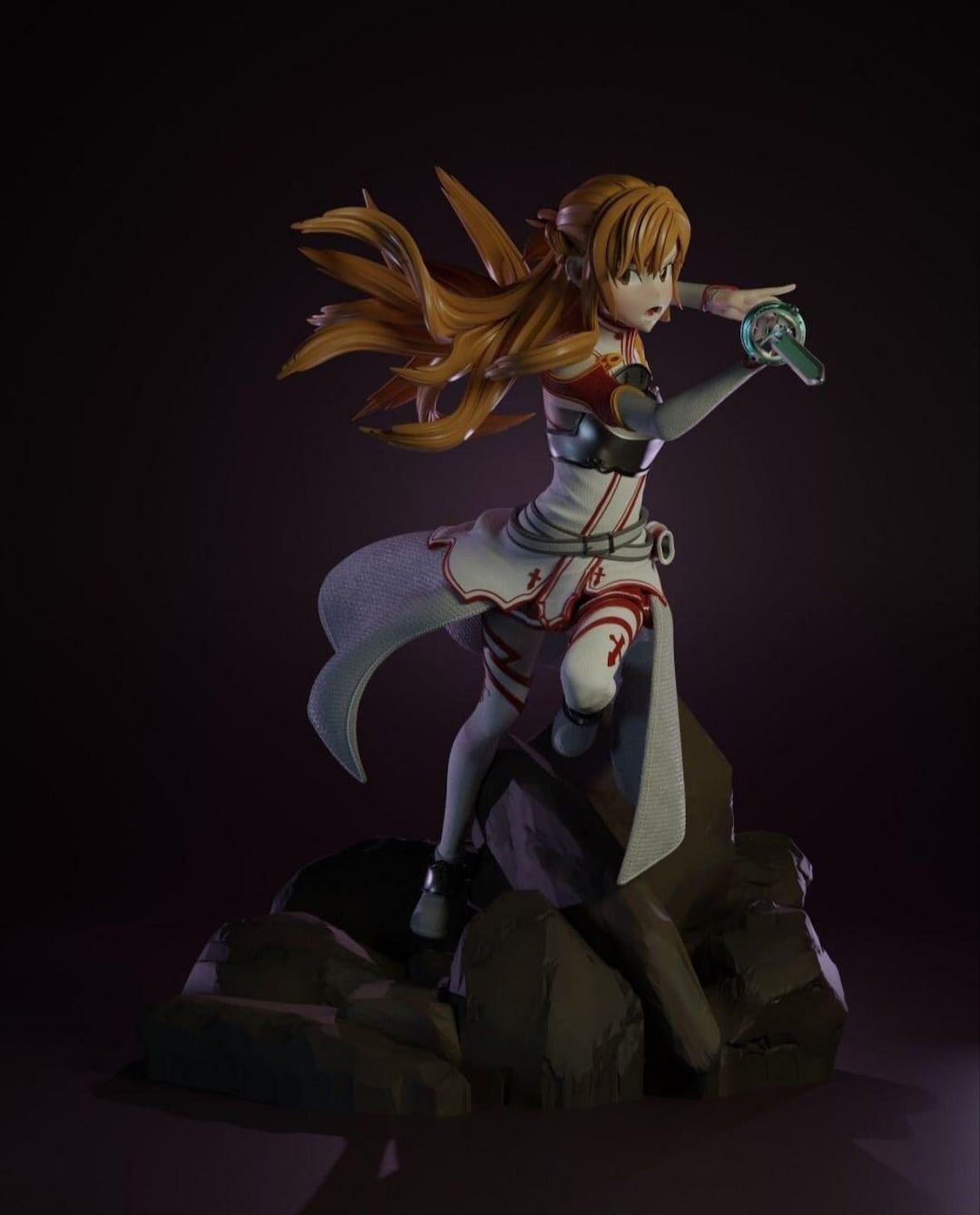 Asuna Statue STL File, 3D Digital Printing STL File for 3D Printers ...