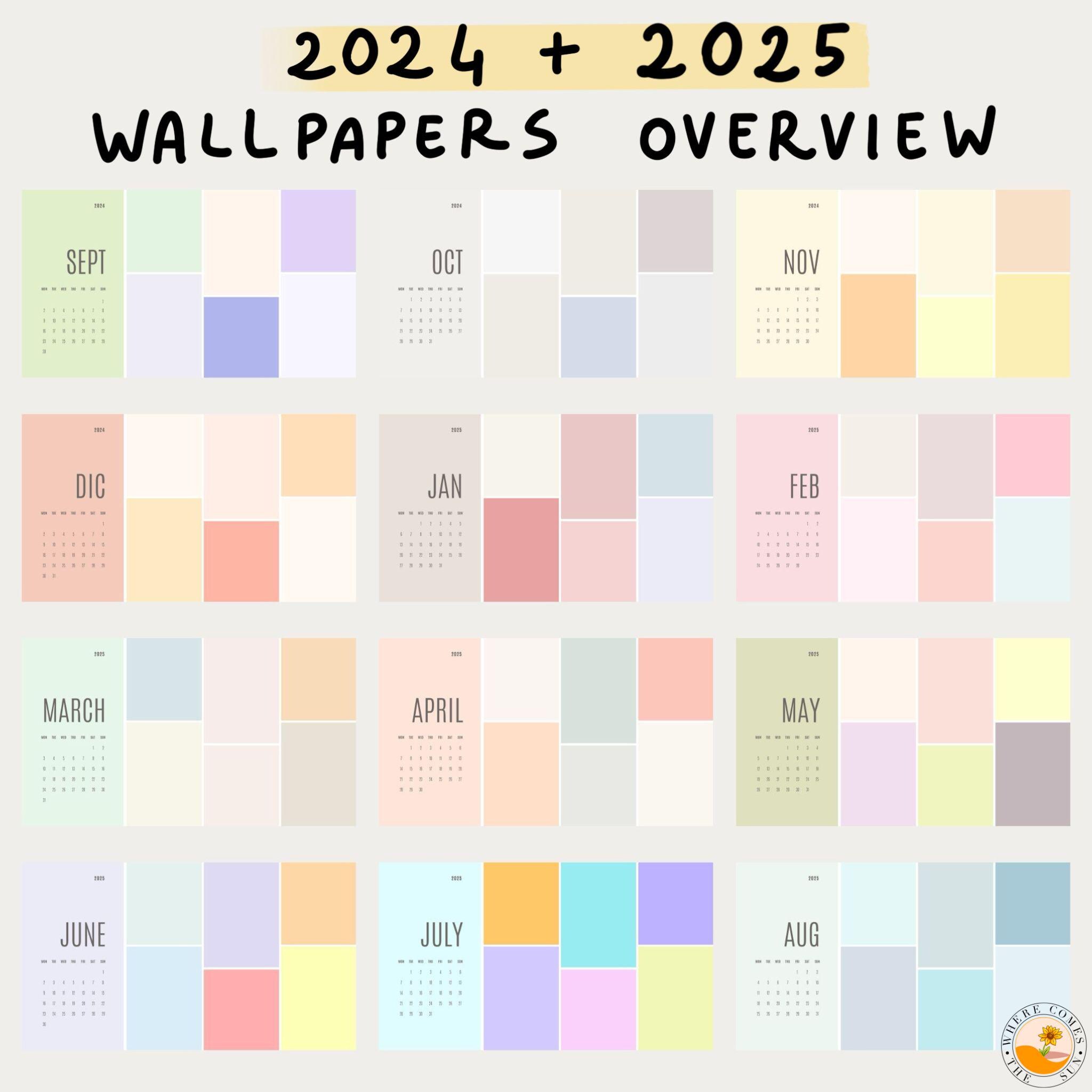 Organize Organized Desktop Background 2024 Calendar 2024-2025 Desktop ...
