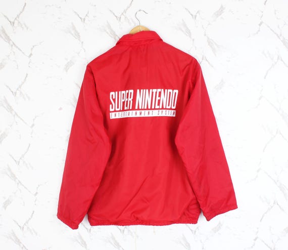 Vintage Nintendo SNES Jacket | MEDIUM | 90s Super Nin… - Gem