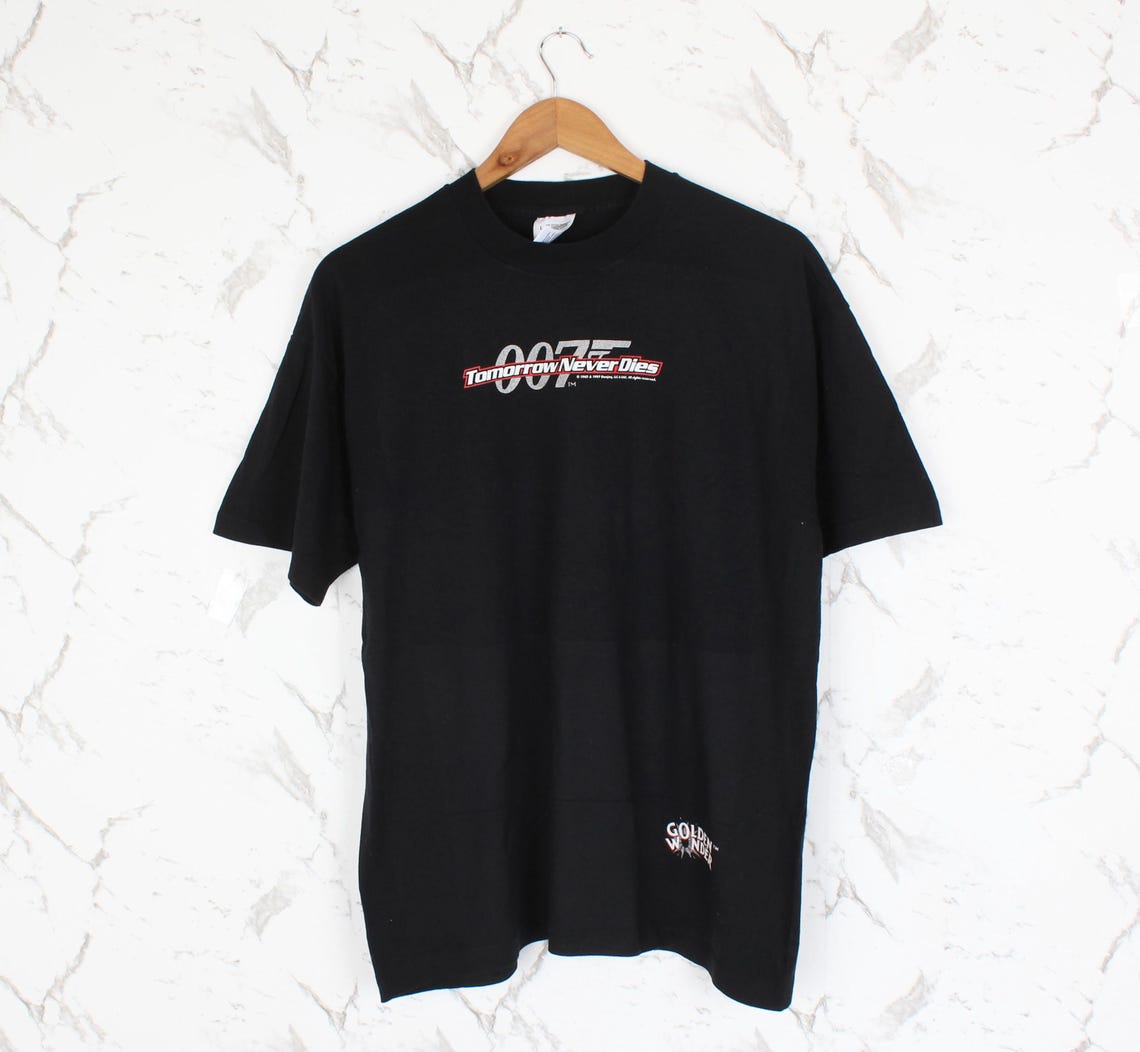 Vintage James Bond 007 T Shirt | LARGE | Tomorrow Never Dies | Official ...