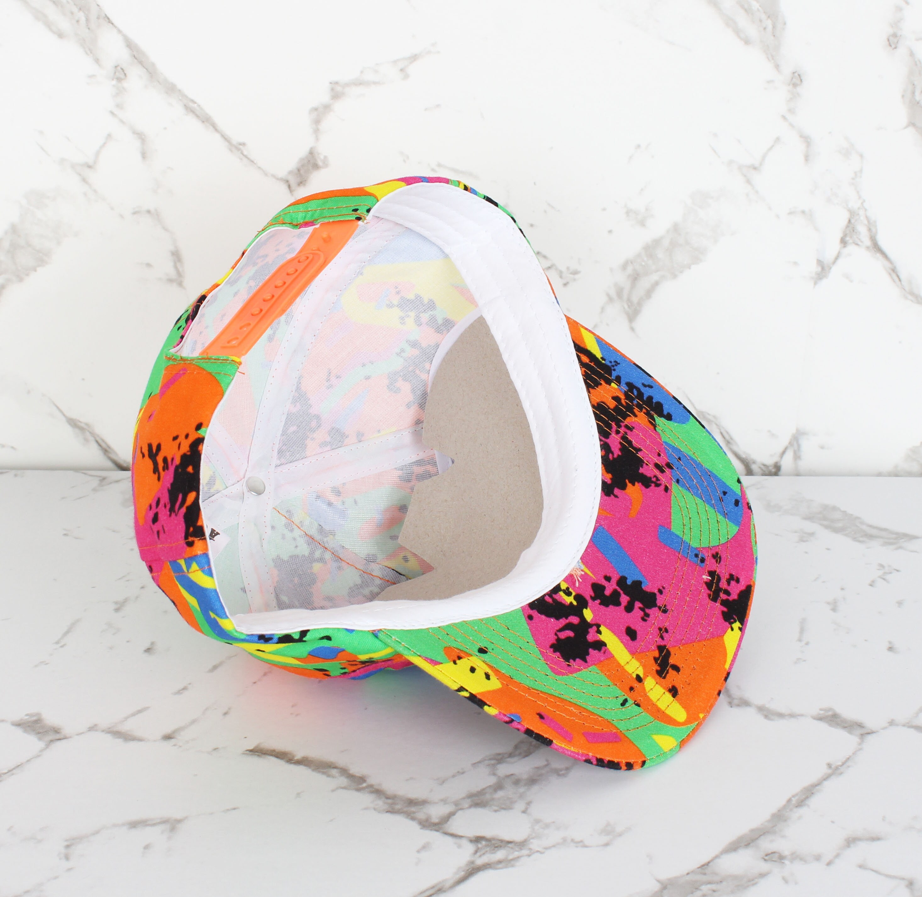 Fresh Prince Snapback Hat | 90s Pattern Baseball Cap | Neon Party ...