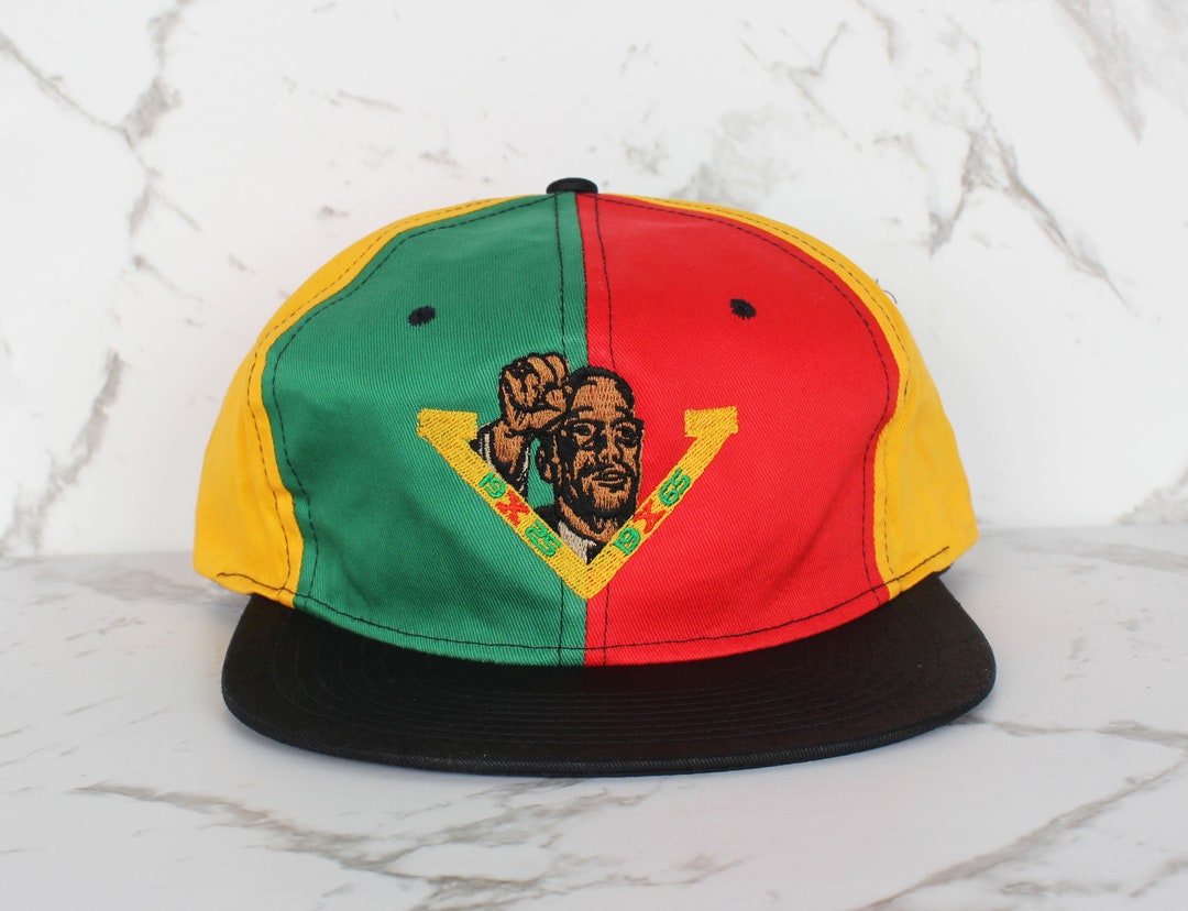 Vintage Malcolm X Snapback Hat | Civil Rights Baseball Cap | Black ...