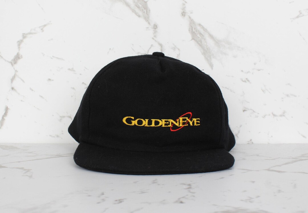Vintage James Bond 007 Baseball Cap Goldeneye Snapback Hat 90s Movie ...