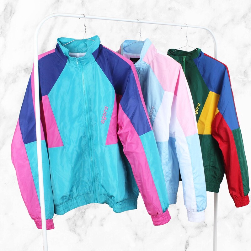 80s Windbreaker - Etsy